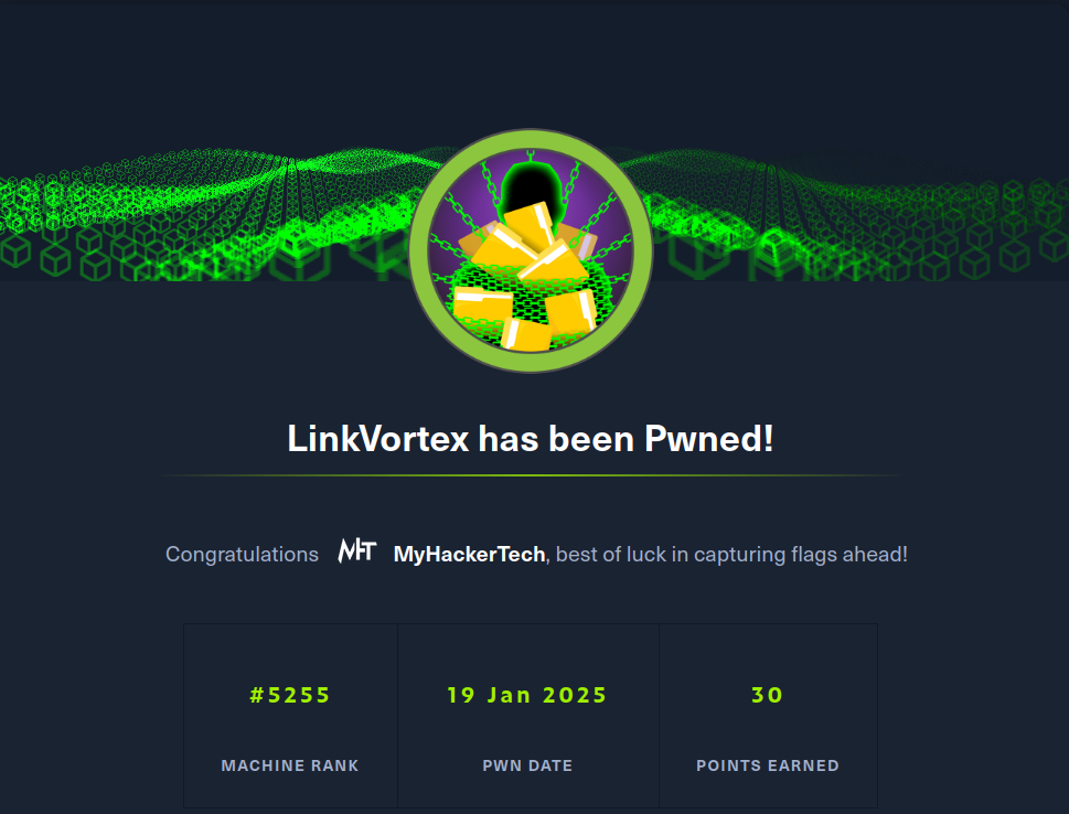LinkVortex HackTheBox Walkthrough – MyHackerTech