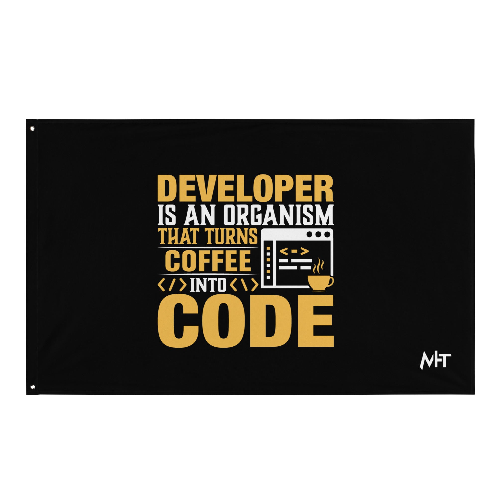 Developer is an Organism that turns Coffee into Code Flag – MyHackerTech