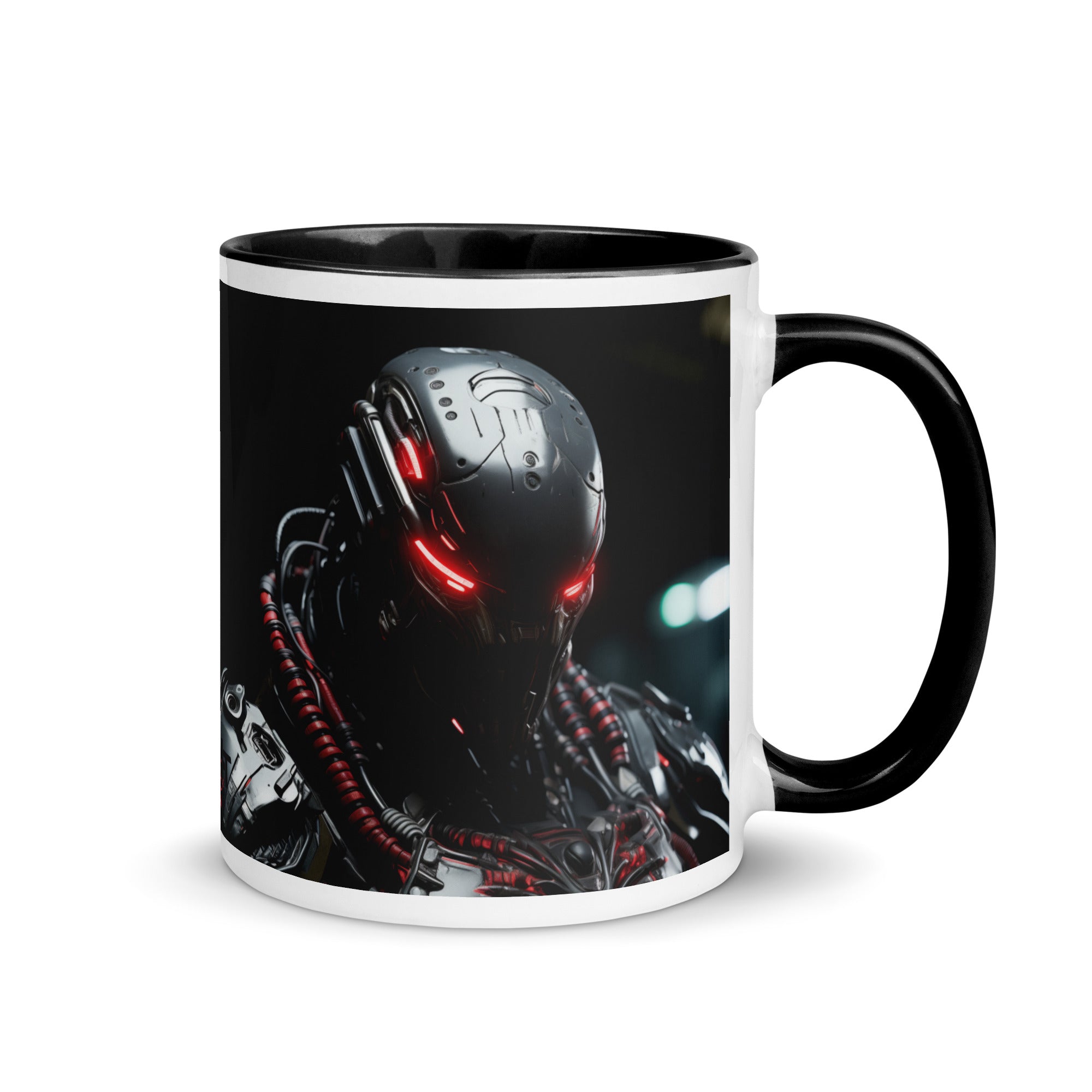 CyberArms Warrior - Mug with Color Inside – MyHackerTech