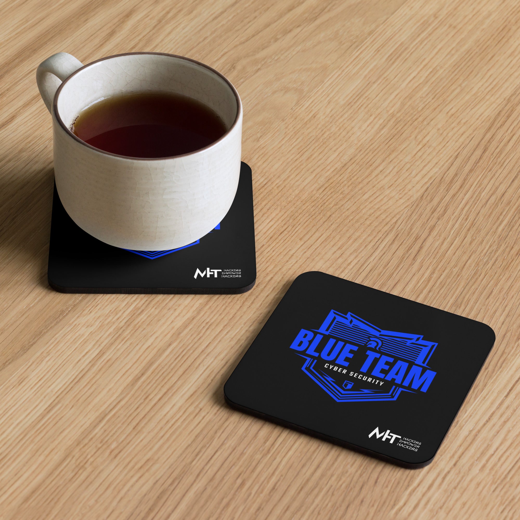 Cyber Security Blue Team - Cork-back coaster – MyHackerTech
