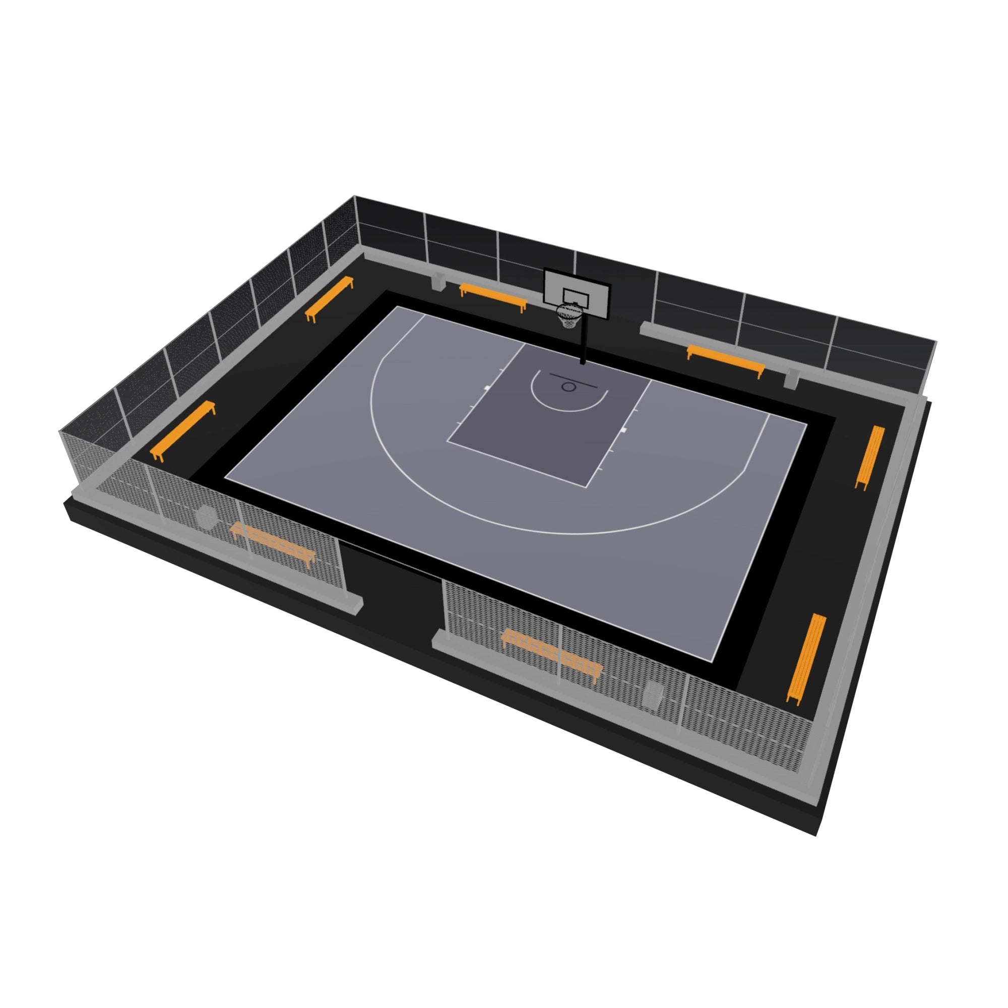 Enlio Official FIBA 3X3 Basketball Court – MyHackerTech