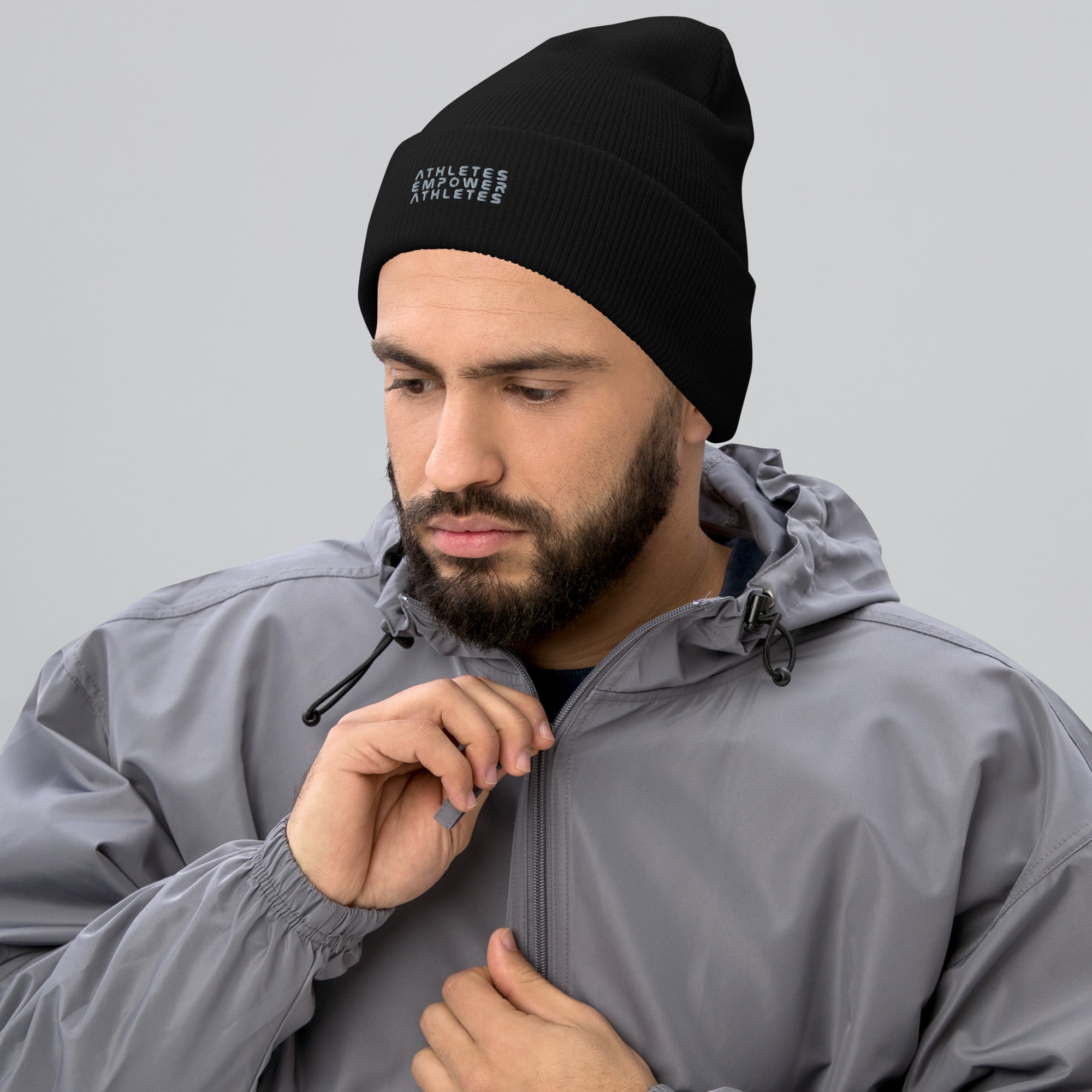 Athletes Empower Athletes - Cuffed Beanie – MyHackerTech