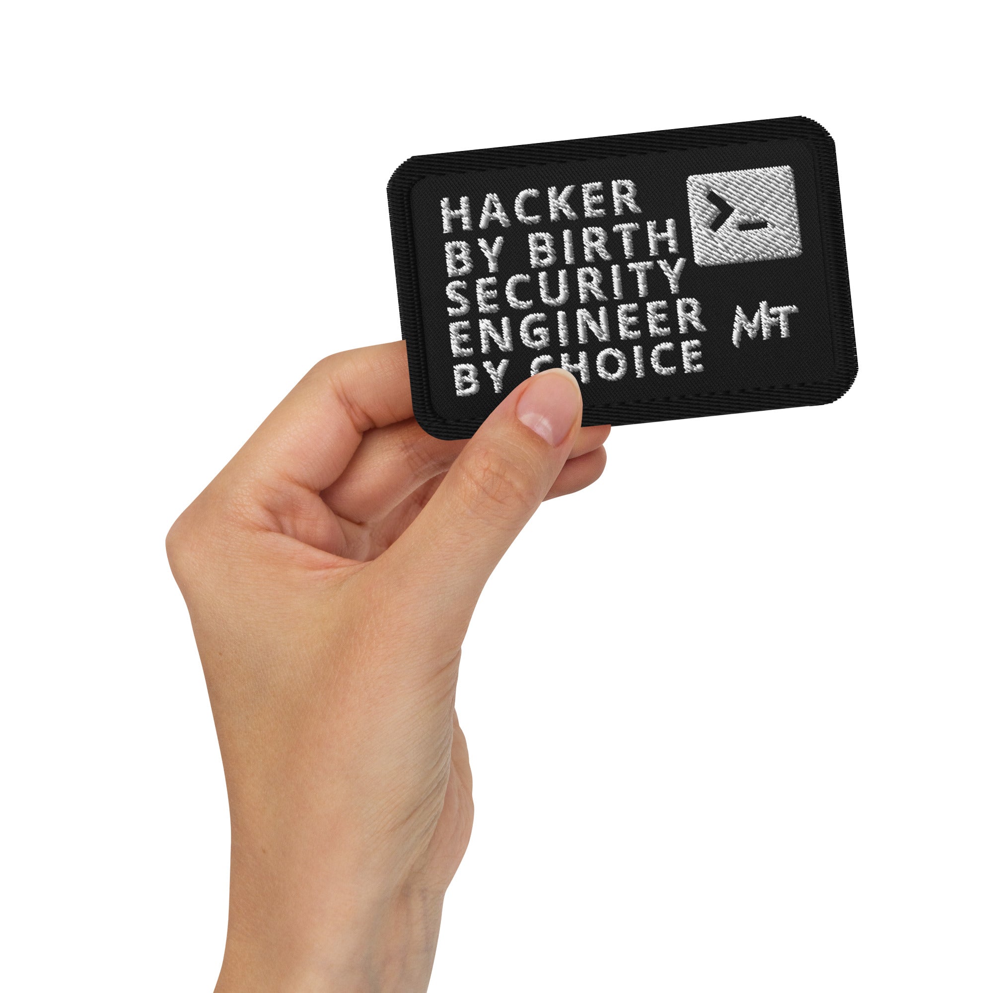 Hacker by birth Pentester by choice - Embroidered patches – MyHackerTech