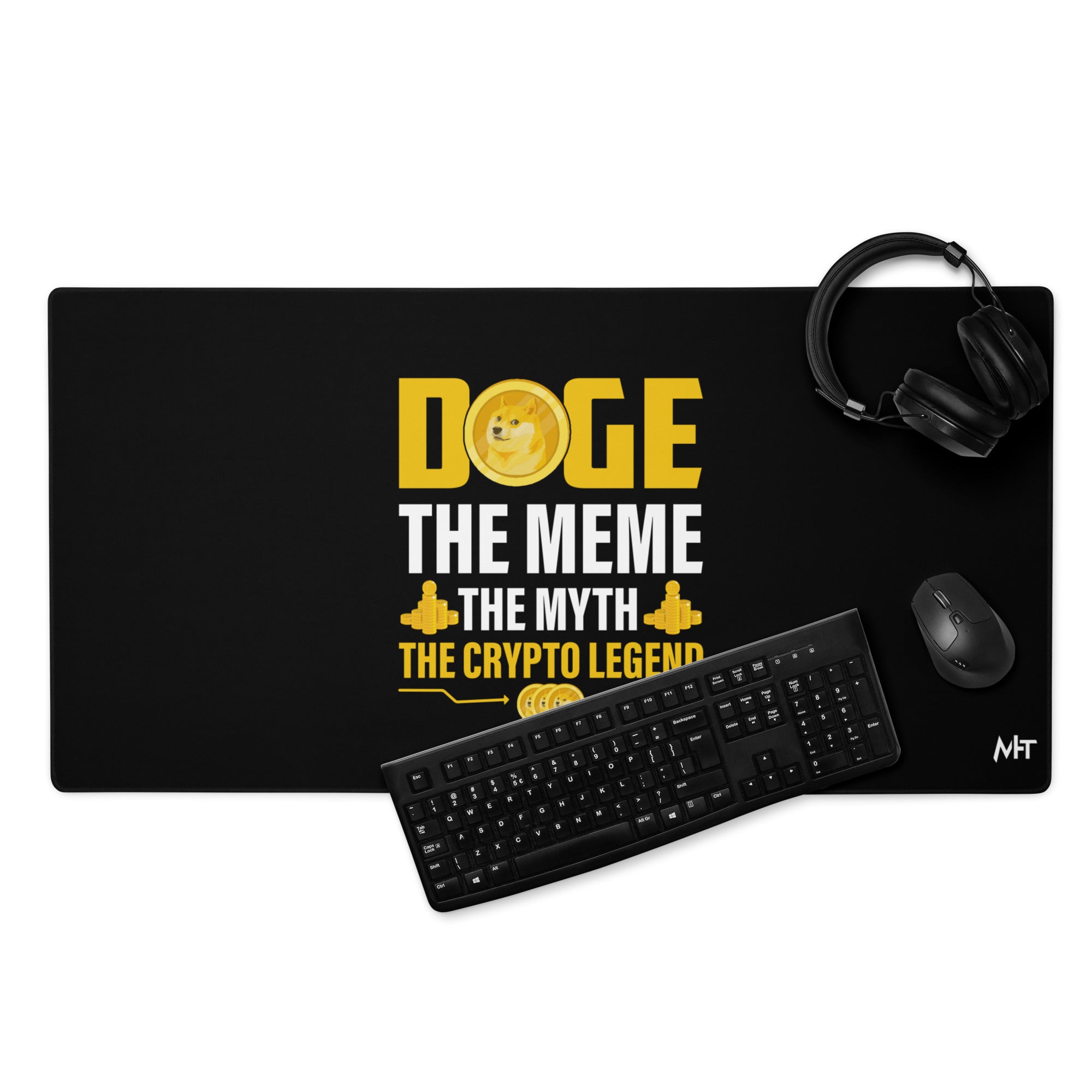 Doge the Meme, the Myth, the Crypto Legend - Desk Mat – MyHackerTech