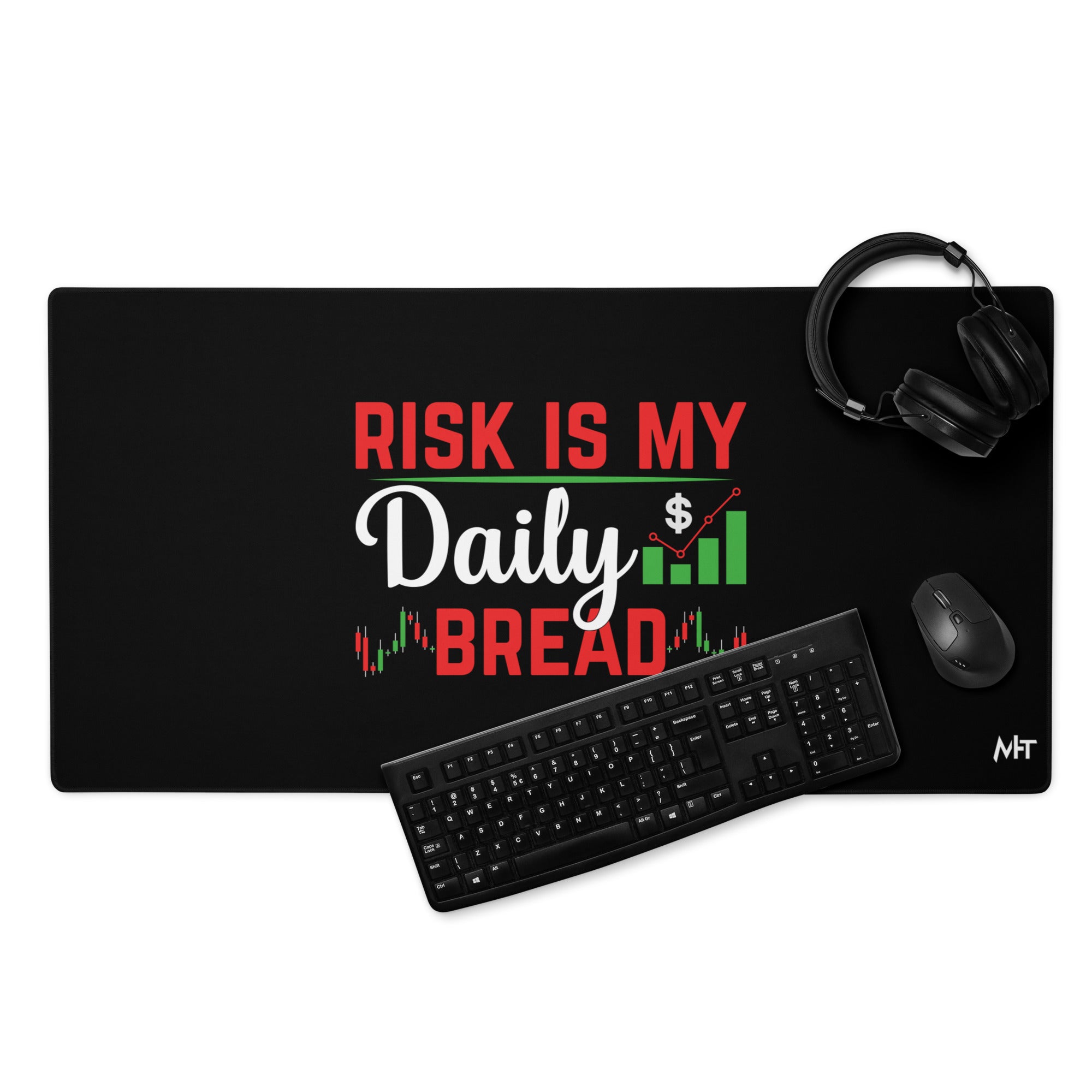 Risk is my Daily Bread - Desk Mat – MyHackerTech