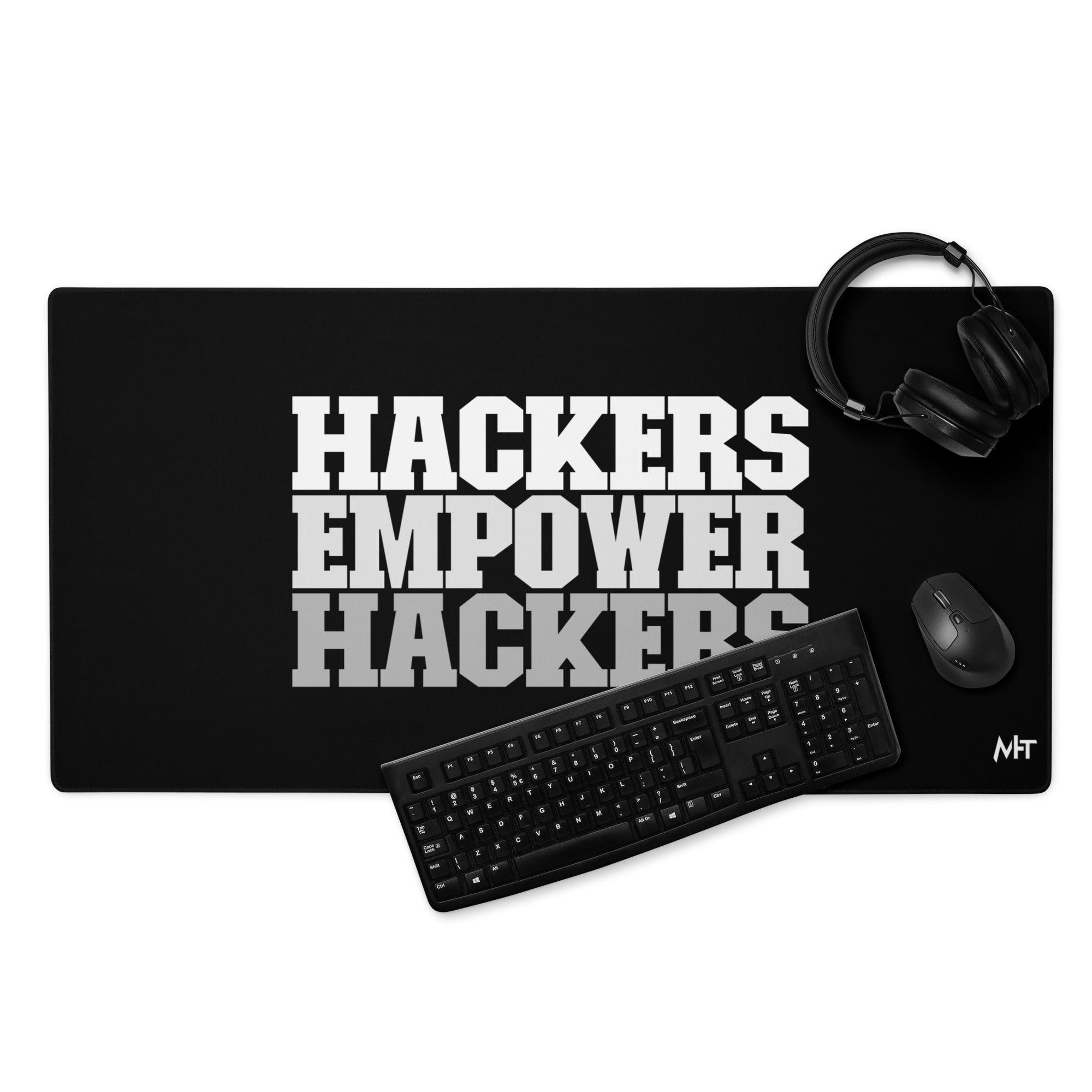 Hackers Empower Hackers V2 - Desk Mat – MyHackerTech