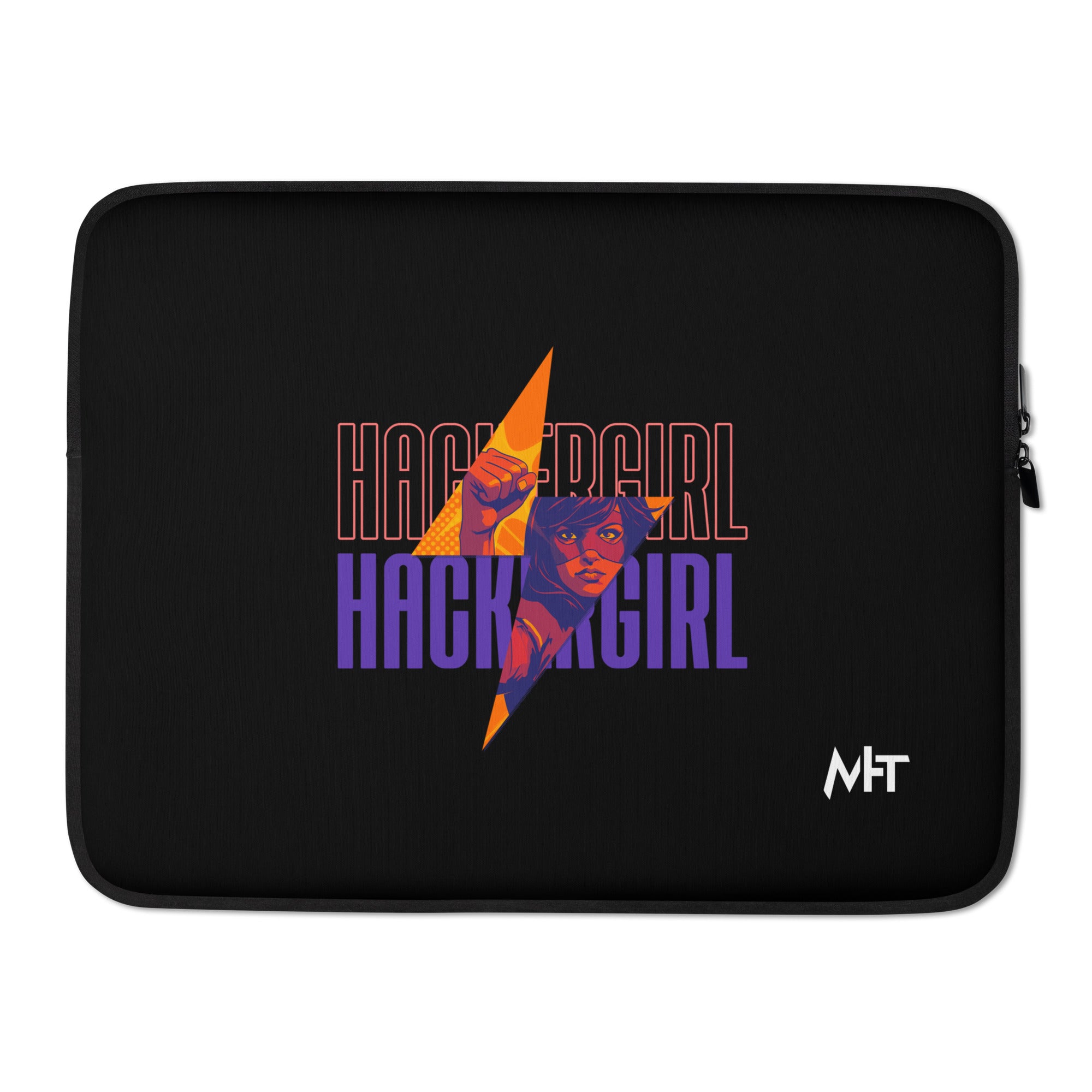 Hacker Girl V1 in Dark Color Text- Laptop Sleeve – MyHackerTech