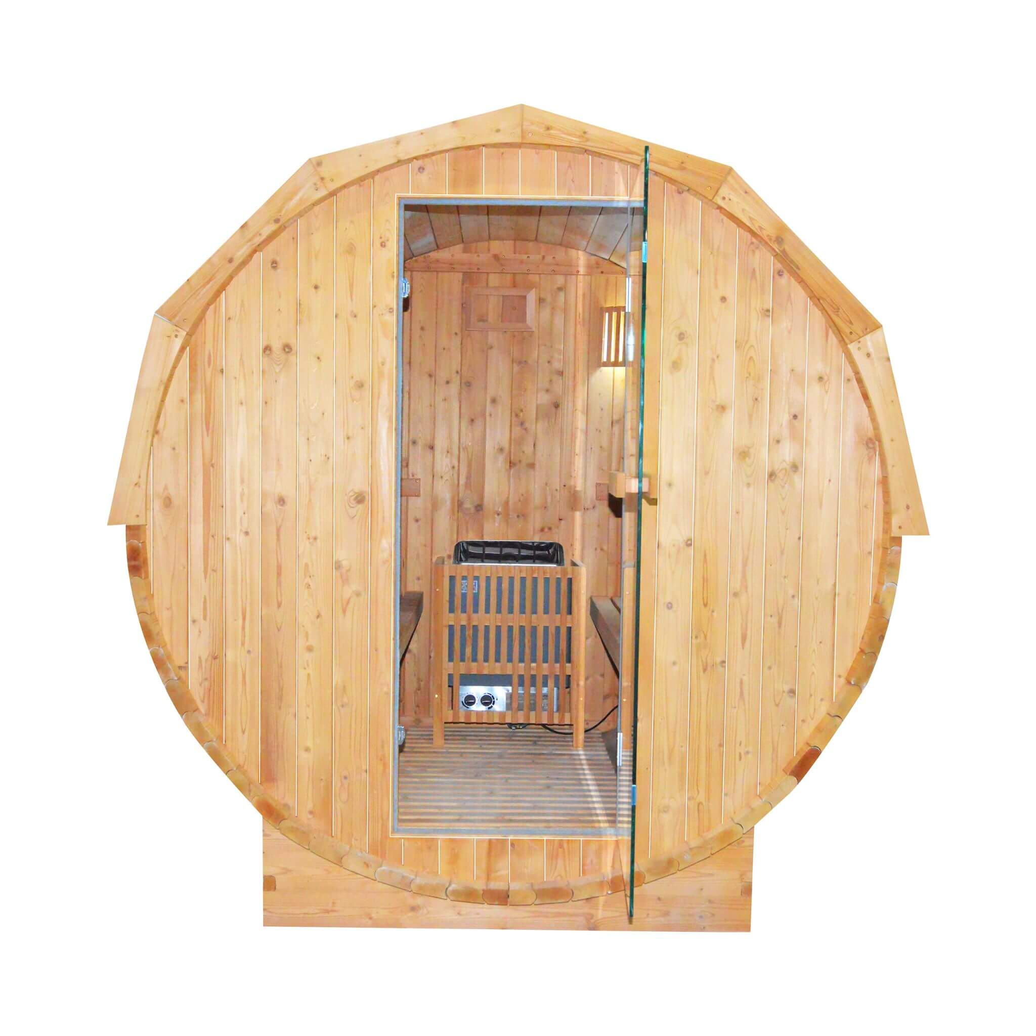 large-premium-ameican-white-oak-outdoor-wooden-barrel-sauna-with-4-5kw ...