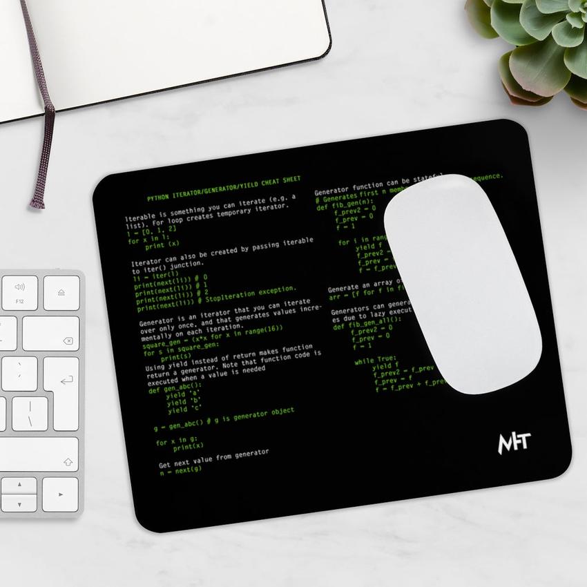 Python iterator, generator, yield Cheat Sheet - Mousepad – MyHackerTech