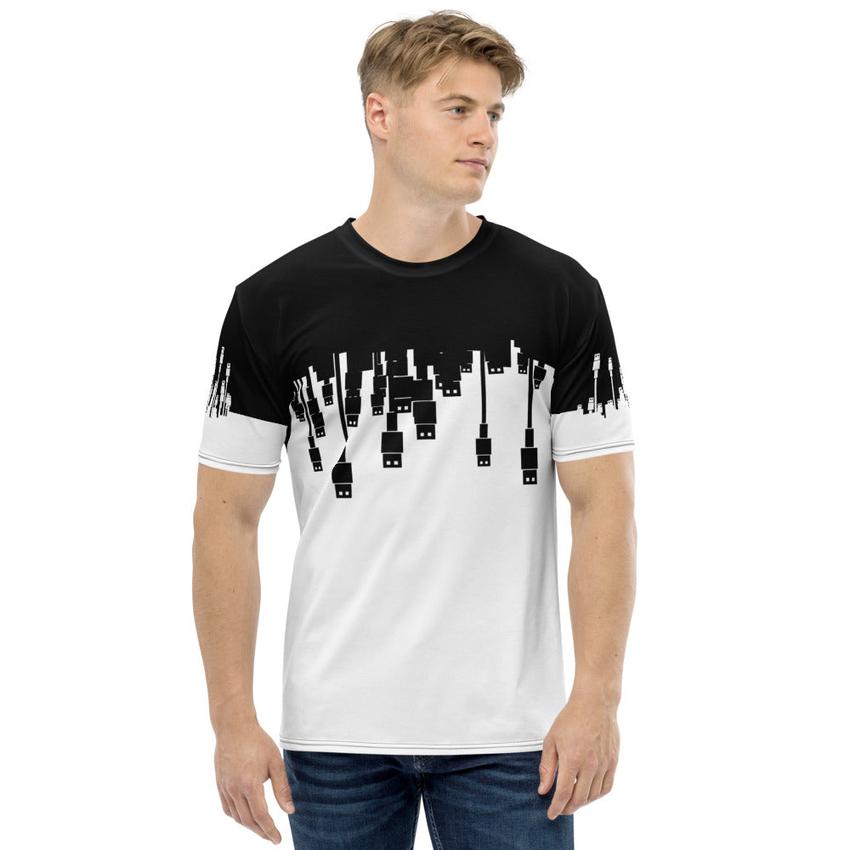 USB Ninja Cable Attack - Men's T-shirt – MyHackerTech