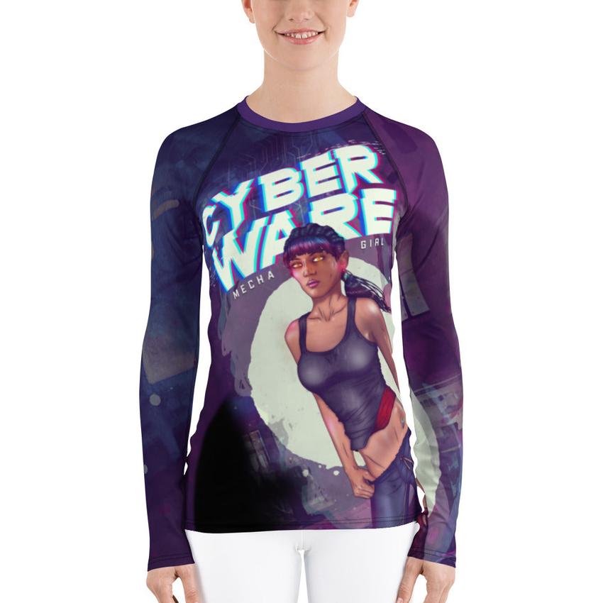 CyberWare Mecha Girl - Women's Rash Guard – MyHackerTech