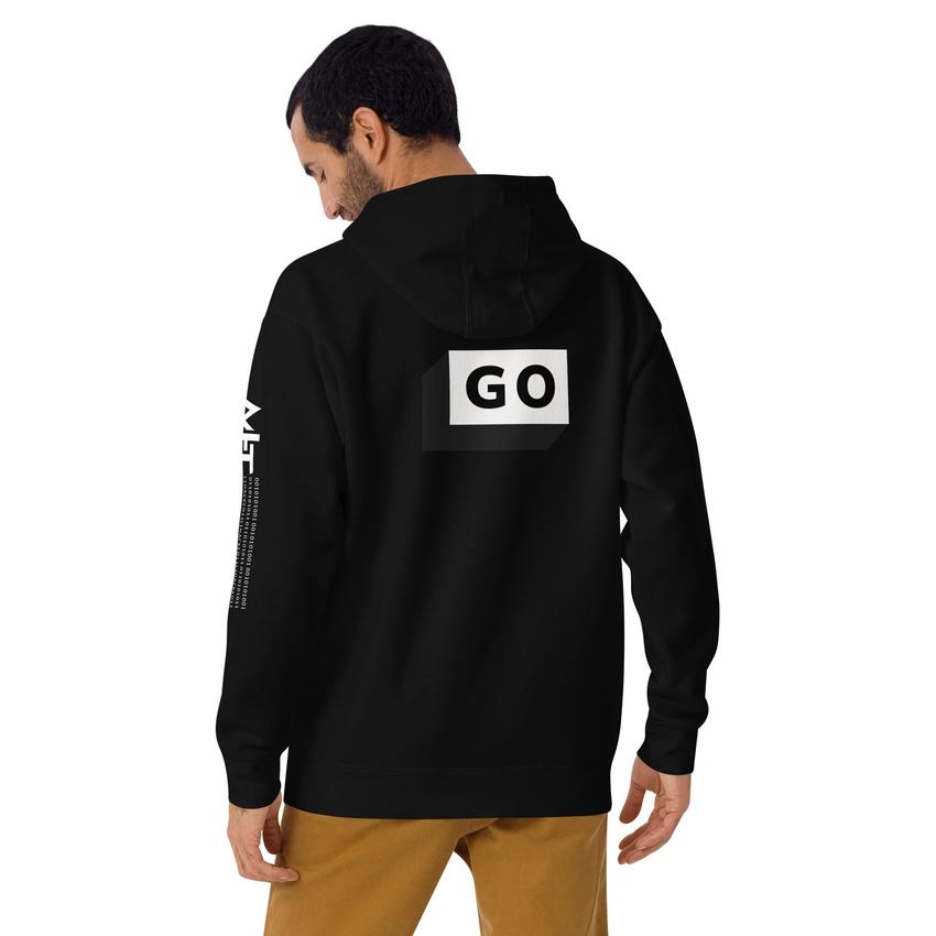 GO - Unisex Hoodie (back design) – MyHackerTech
