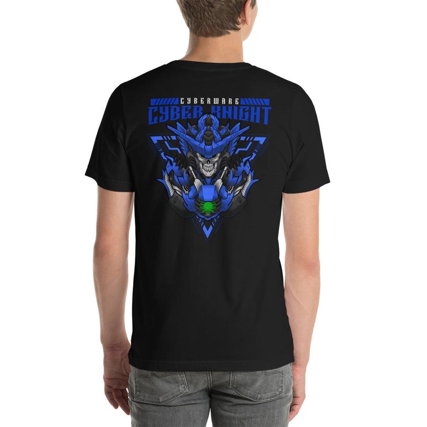 CyberWare Cyber knight - Short-Sleeve Unisex T-Shirt (back print ...
